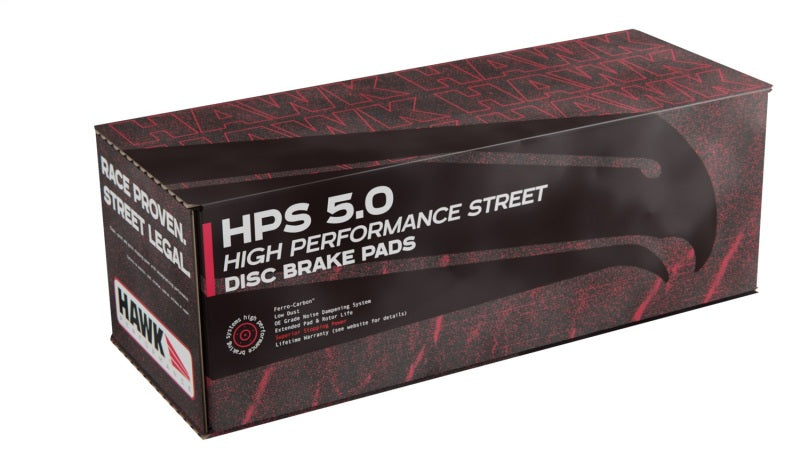Hawk 2008-2014 Mitsubishi Lancer Evo (1-piece front rotor) High Perf ...