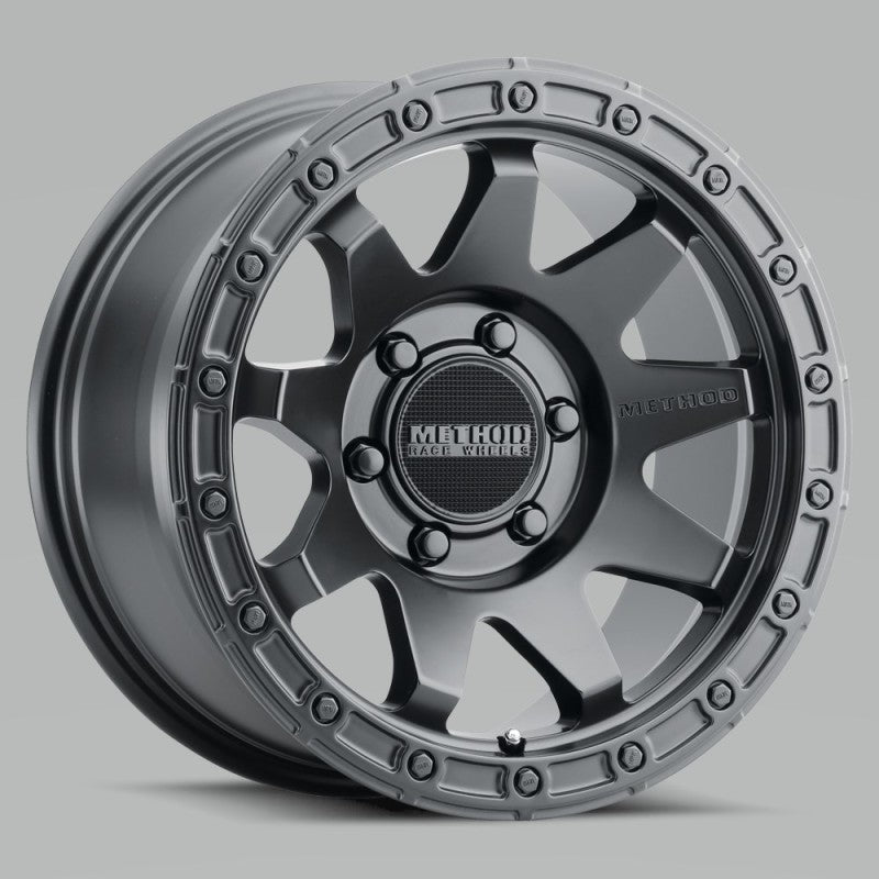 Method MR317 18x9 +3mm Offset 6x5.5 106.25mm CB Matte Black Wheel – The ...