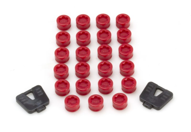 Wheel Mate SR45R Caps Set of 20 - Red – The Lug Nut Source