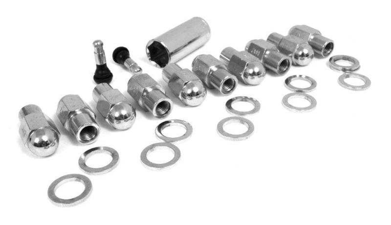 Race Star 14mmx2.0 Lightning Truck Closed End Deluxe Lug Kit - 10 PK ...